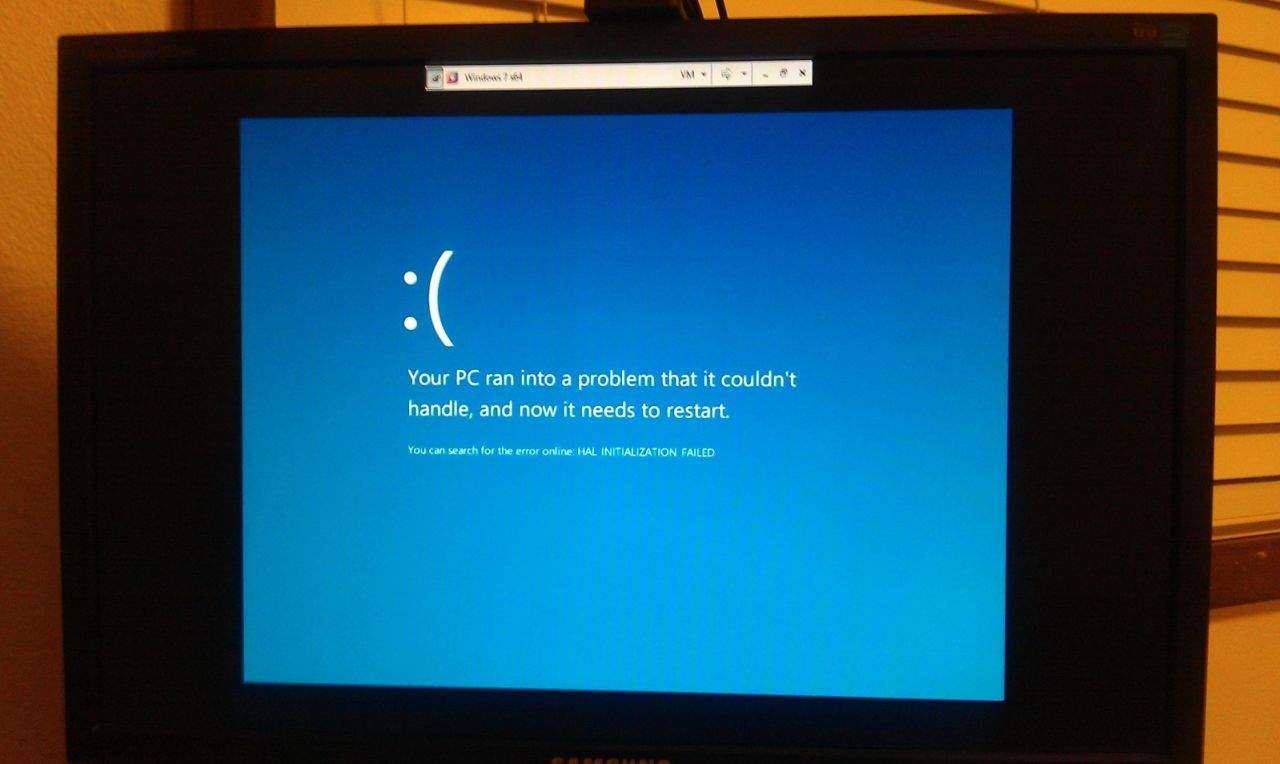 Check Out The New Blue Screen of Death In Windows 8 | Cult of Mac