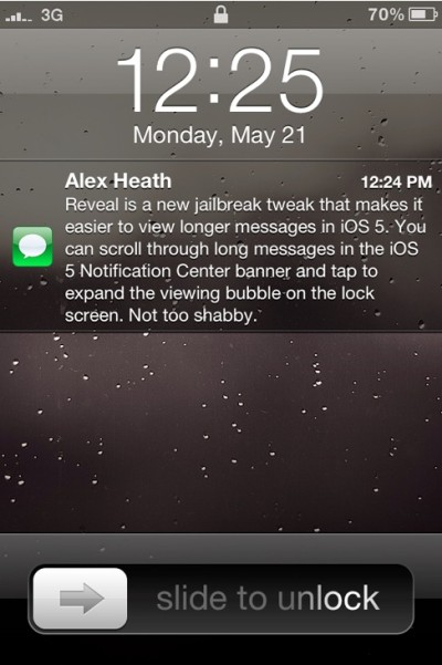 Reveal: View Longer Messages Inside Banner And Lock Screen ...