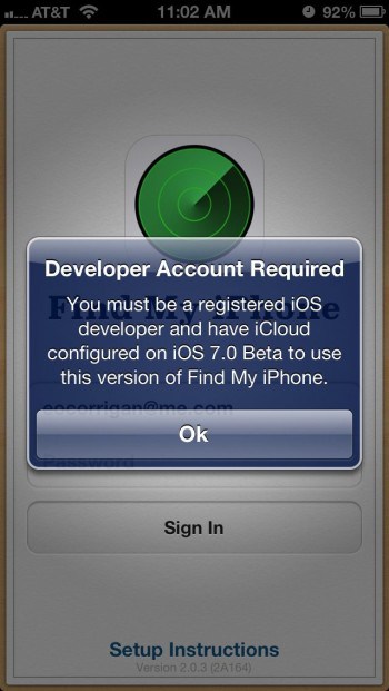 Find My iPhone Icon Gets Updated For iOS 7, Breaks App For Non ...