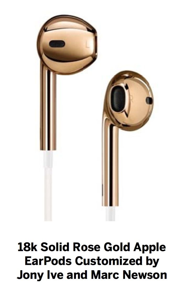 Jony Ive And Bono To Auction Solid Gold EarPods And More To Fight AIDS ...