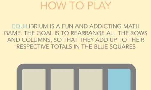 Equilibrium combines magic square fun with an evil timer | Cult of Mac