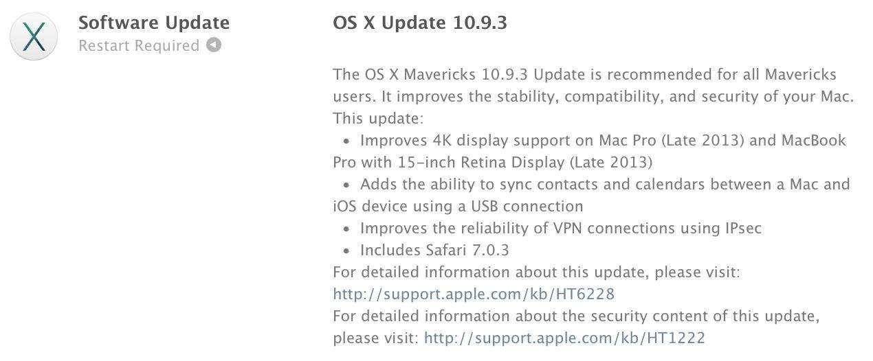 Apple improves 4K support with OS X 10.9.3 update | Cult of Mac