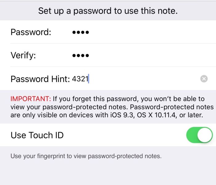 Secure your Notes with password protection in iOS 9.3 | Cult of Mac