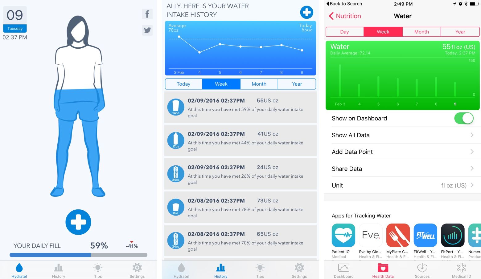 How to track your water intake with your iPhone and Apple Watch | Cult ...
