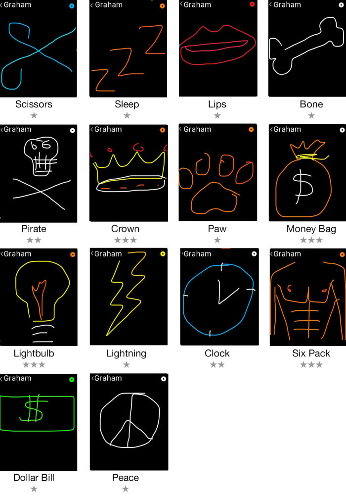 101 Digital Touch sketch ideas for Apple Watch
