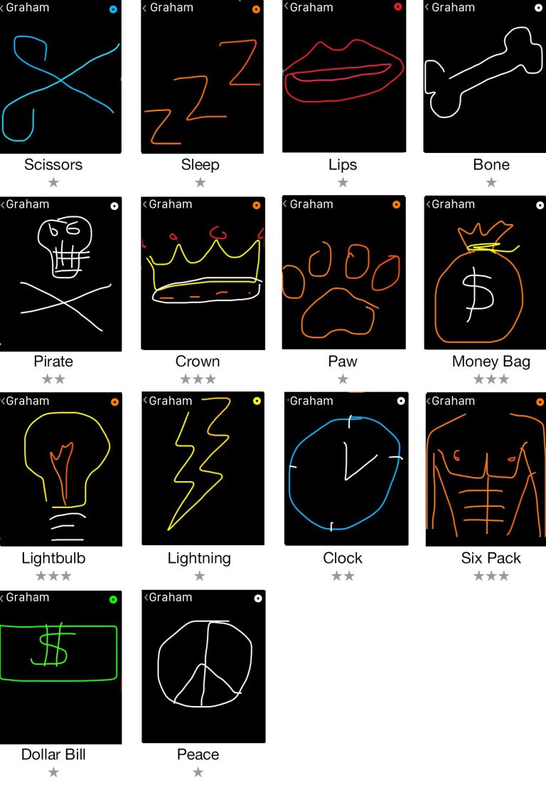 101 Digital Touch sketch ideas for Apple Watch