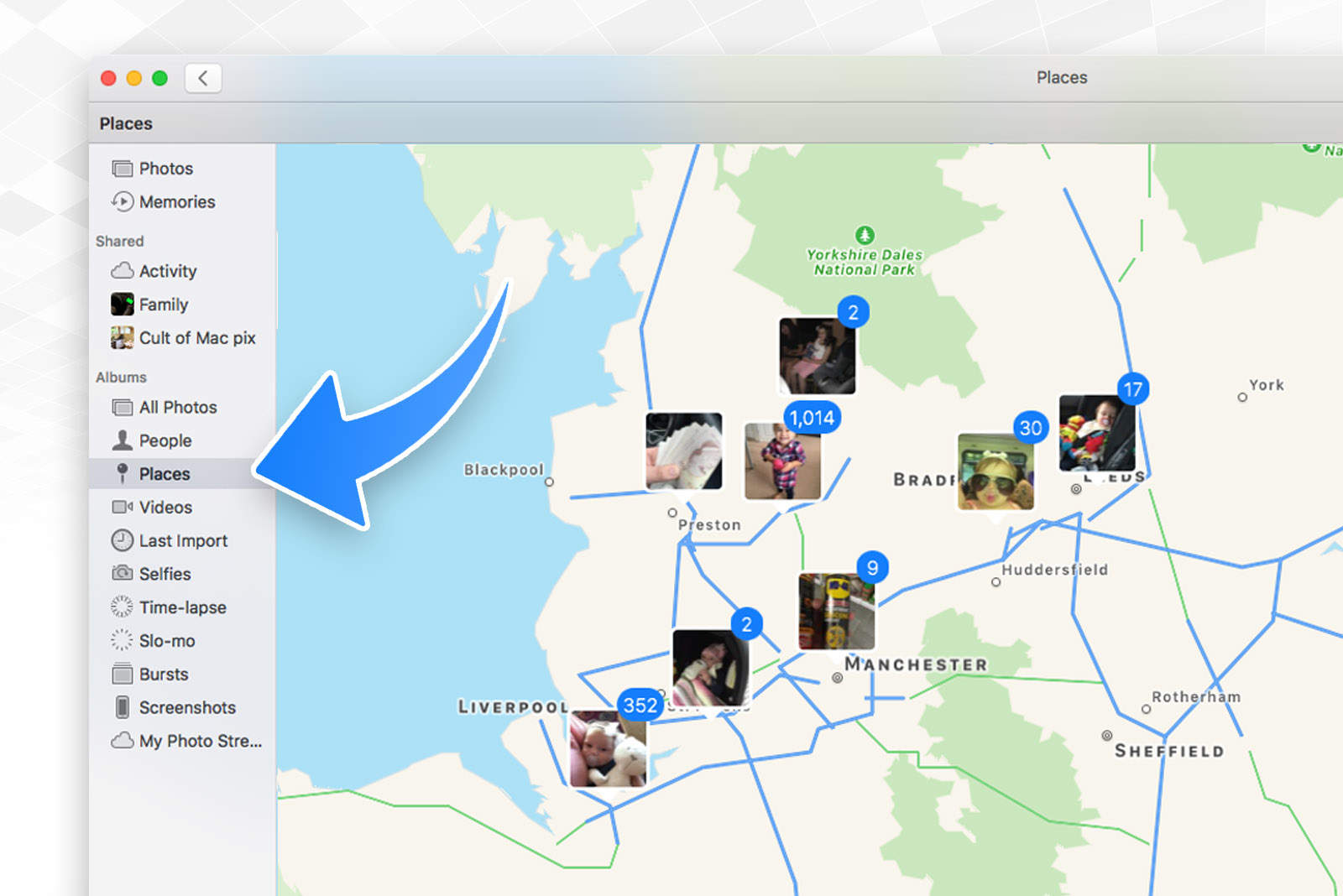 Get macOS Sierra to display your photos on a world map