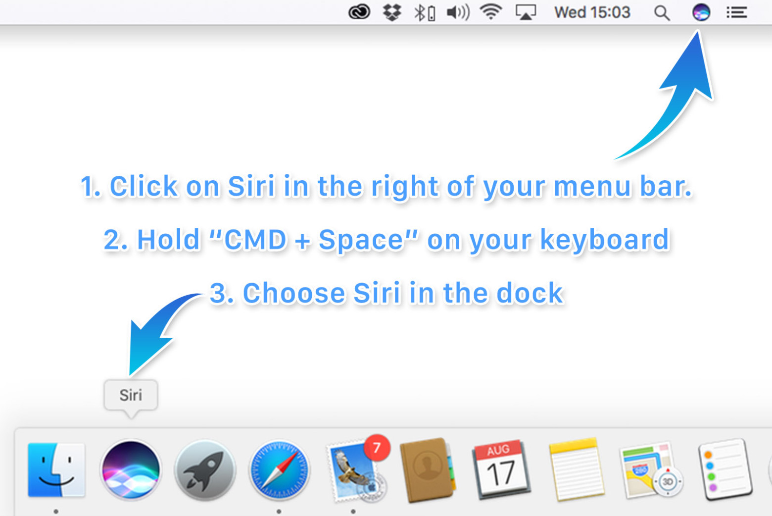Use Siri to search, drag and drop images on macOS Sierra