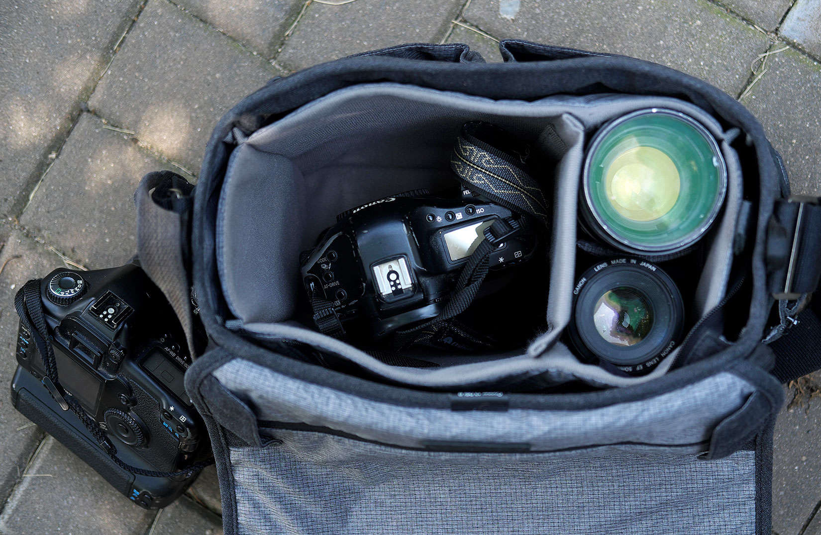 Tenba bag shoulders camera gear with understated style | Cult of Mac