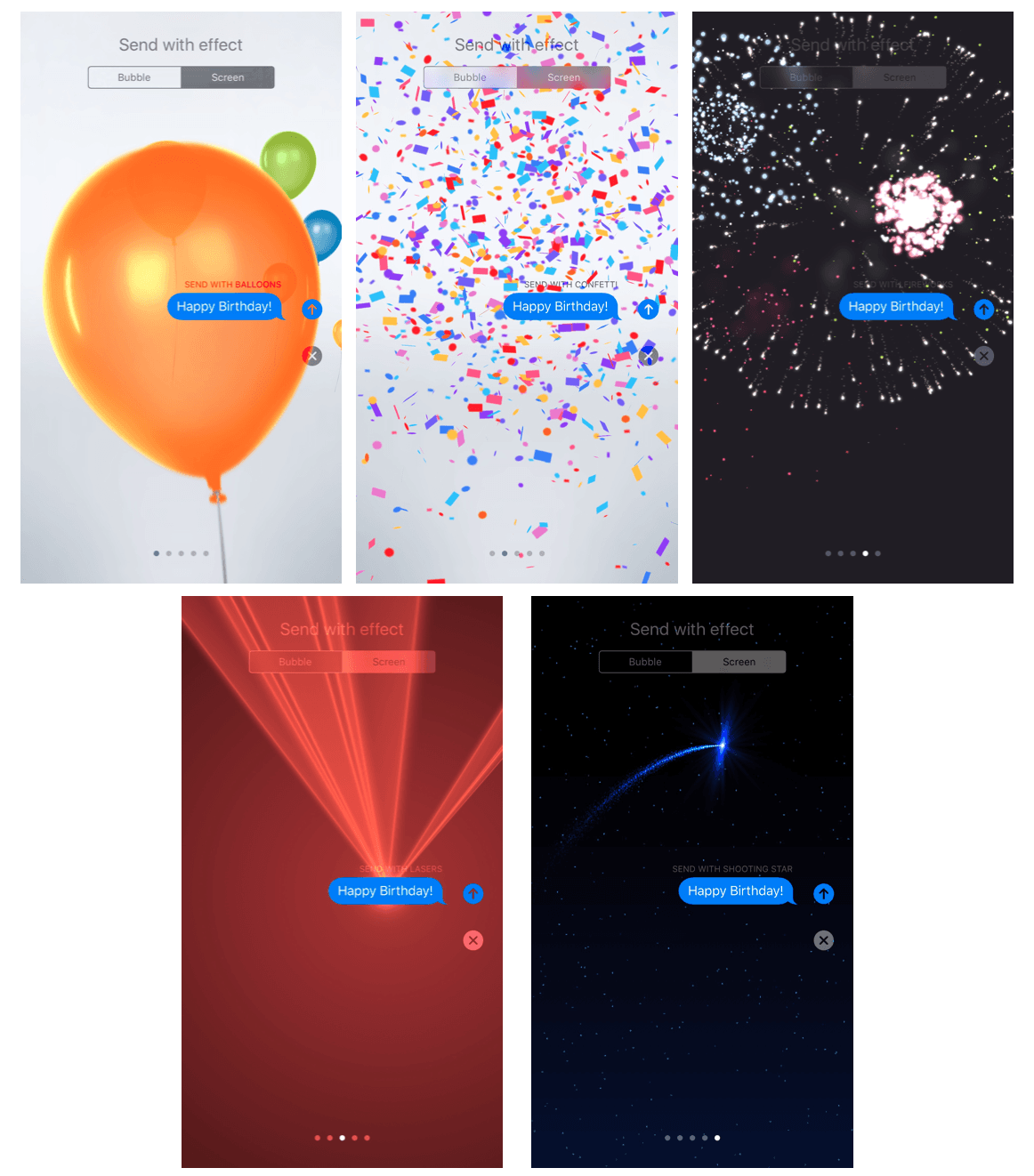How to send animations in Messages in iOS 10