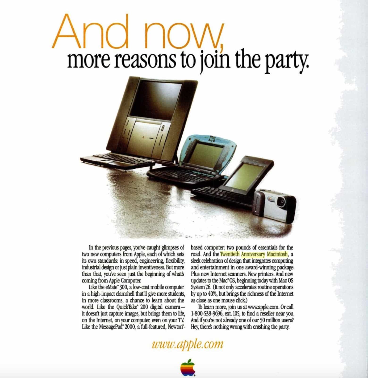 Twentieth Anniversary Macintosh launches: Today in Apple history