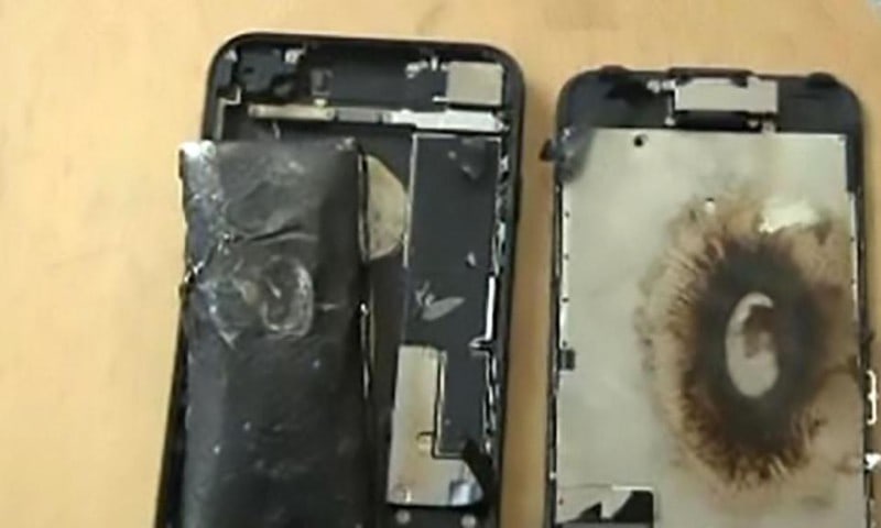 iPhone 7 bursts into flames on user's bedside table | Cult of Mac