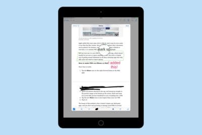 Use Apple Pencil to mark up PDFs in Mail app | Cult of Mac
