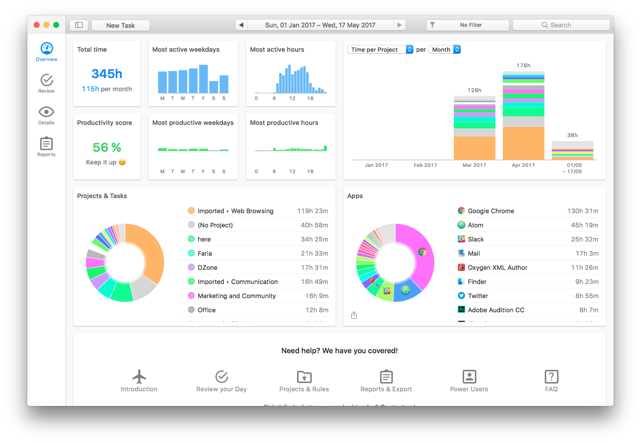 Time tracking is made painless and easy with Timing 2 app [Review ...