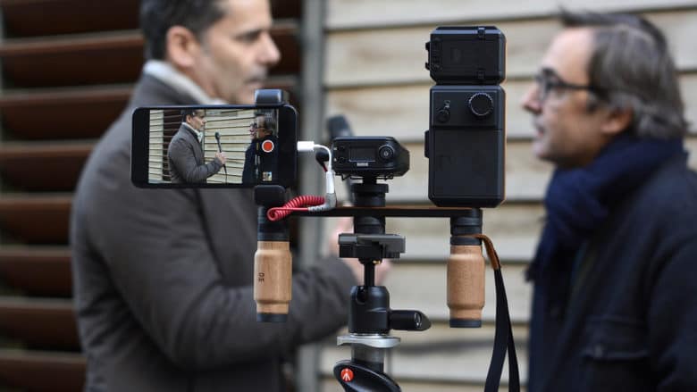 Shoulderpod rigs for iPhone videos is a great way to steady your footage.