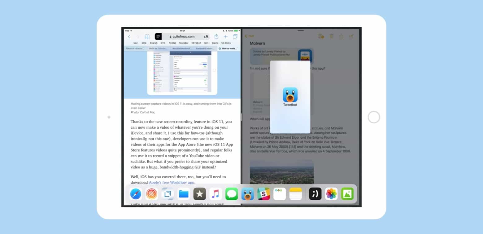 All you need to know about Slide Over, Split View in iOS 11 | Cult of Mac