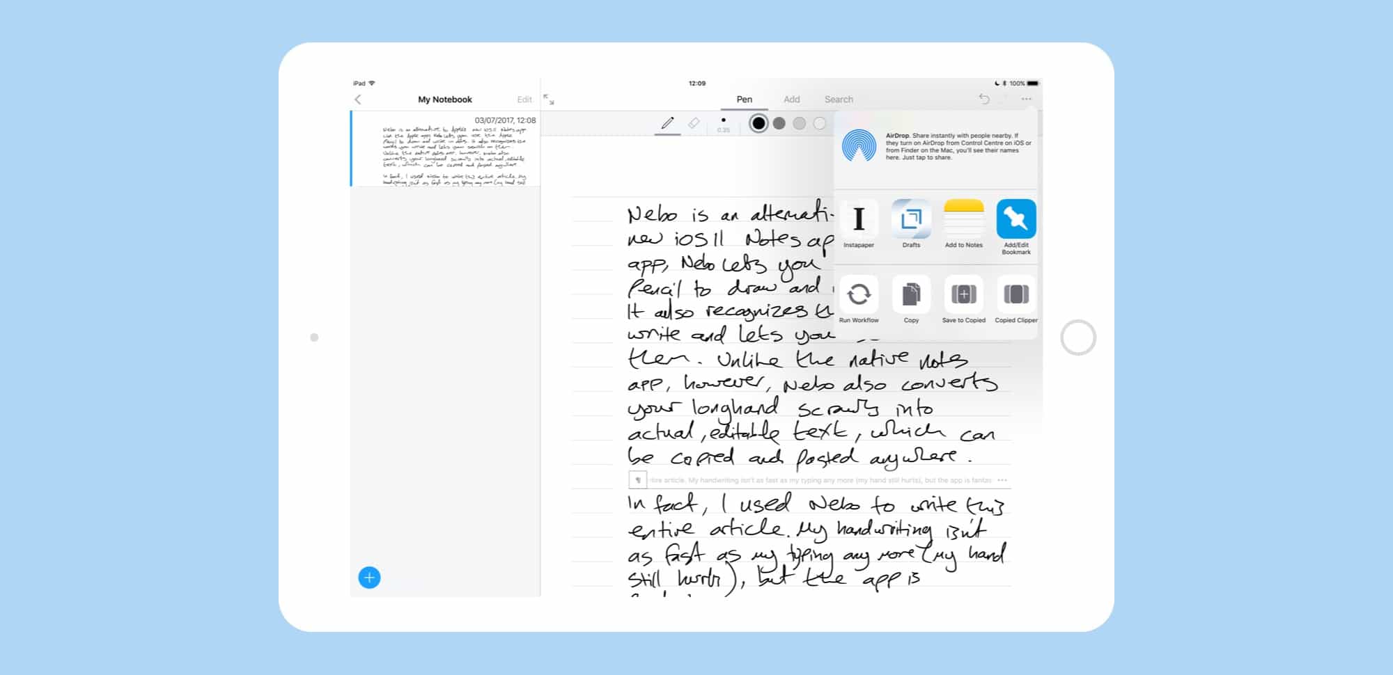 Nebo Handwriting App Is Like Paper Only Better Cult Of Mac Nebo Handwriting App Is Like Paper Only Better Cult Of Mac