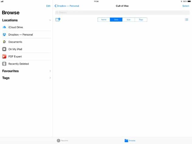 Dropbox is now baked into the iOS 11 Files App | Cult of Mac