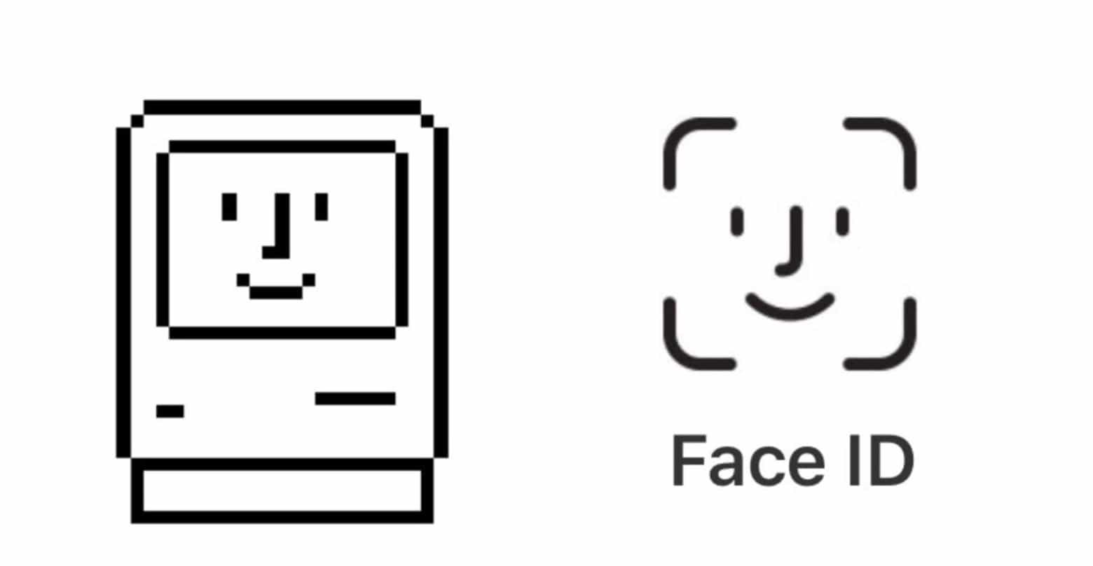 Face ID logo resurrects a classic Macintosh icon | Cult of Mac