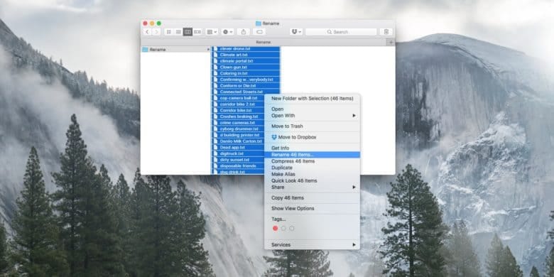 How to use the Finder's powerful bulk renaming tools | Cult of Mac