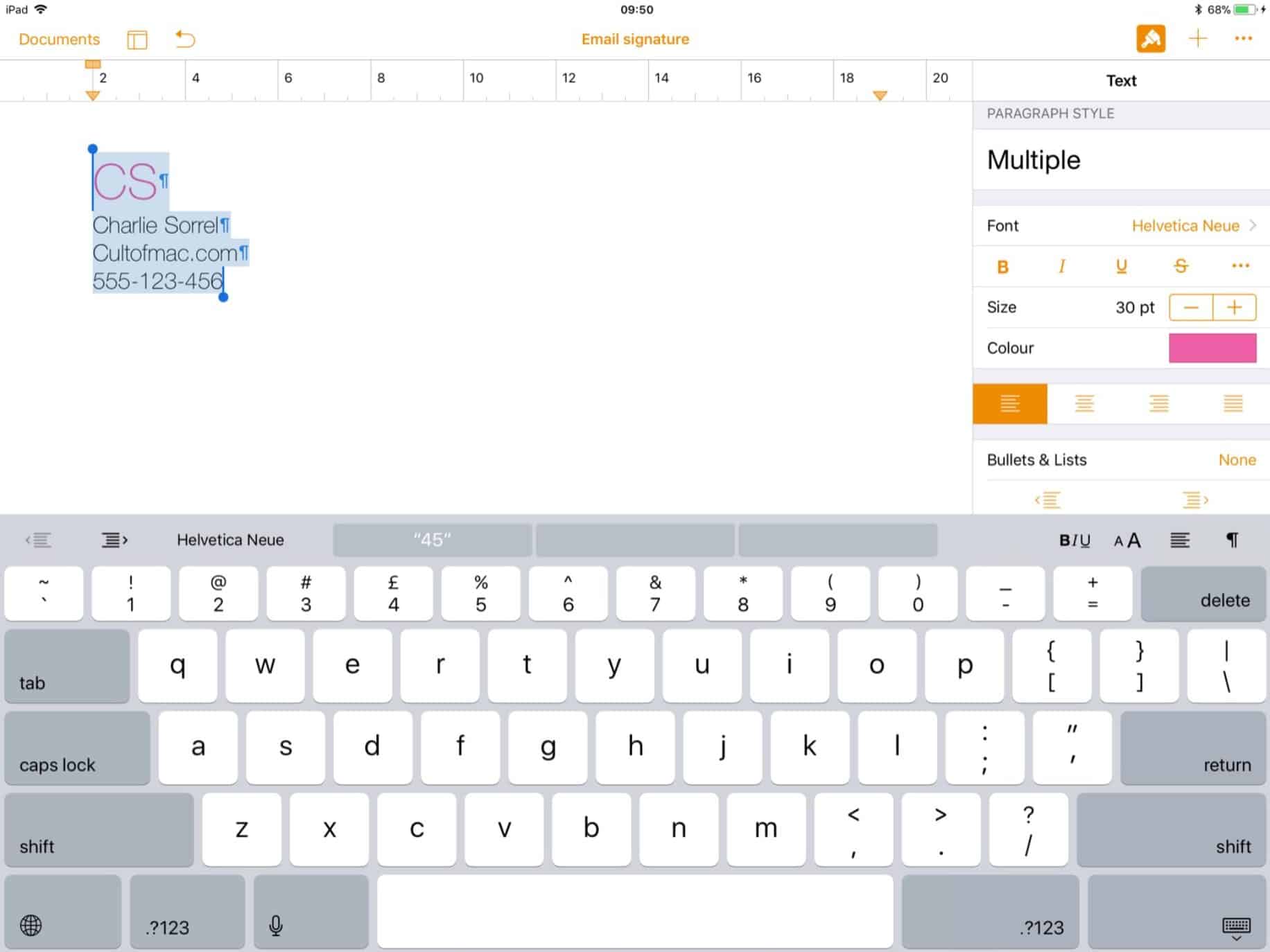 How to add a fancy email signature on iPhone and Mac | Cult of Mac