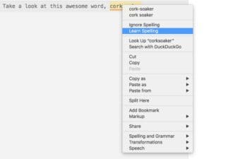 How to find and use the custom spelling dictionary on your Mac | Cult of Mac