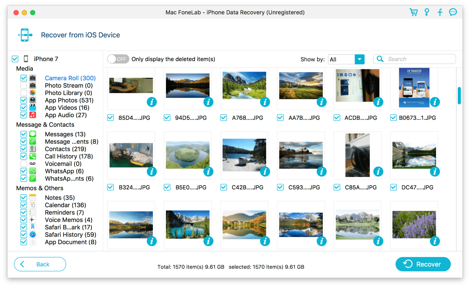 Easily recover and restore lost iOS data with this powerful, intuitive app.