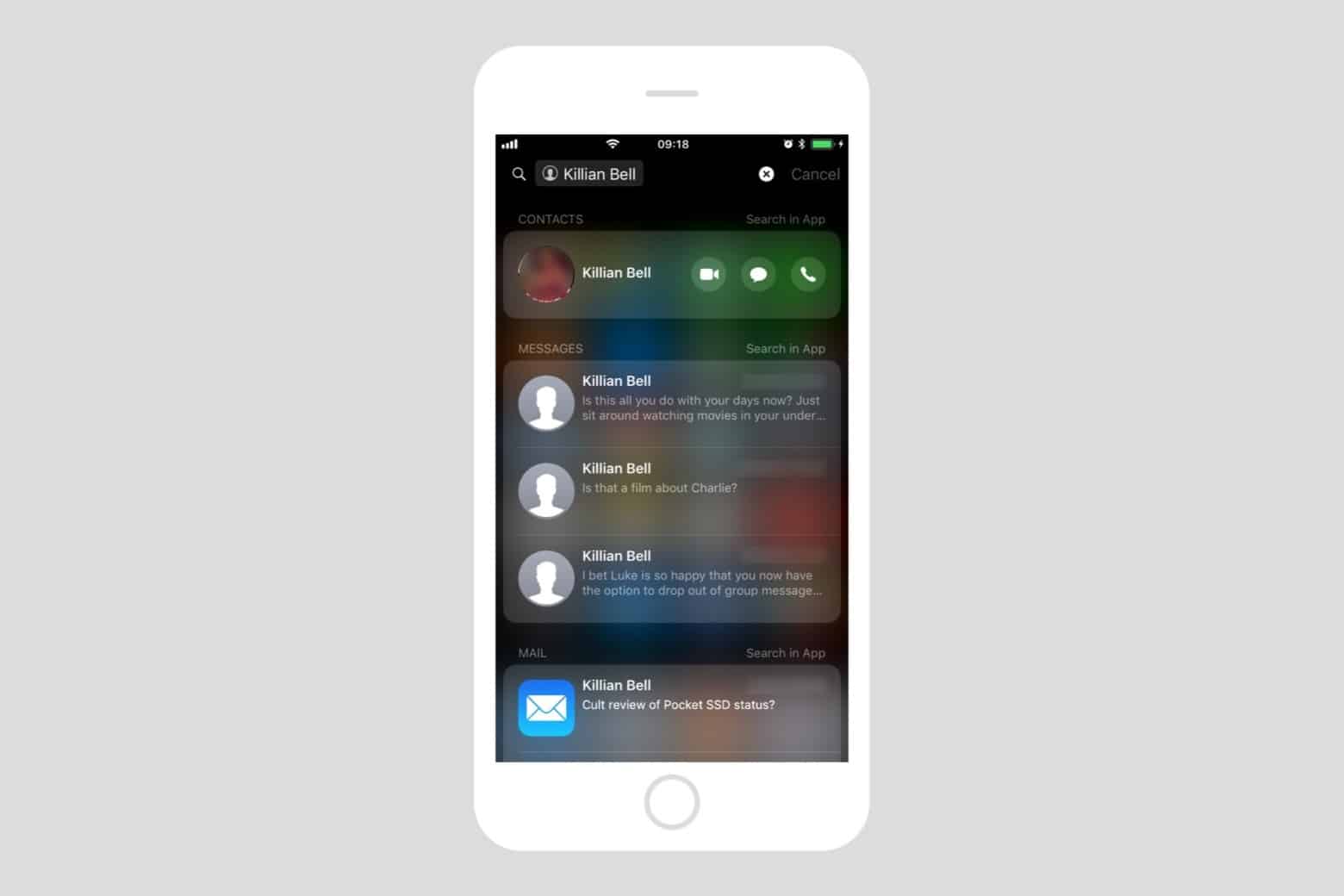 This great iOS Spotlight trick lets you know everything about a person ...