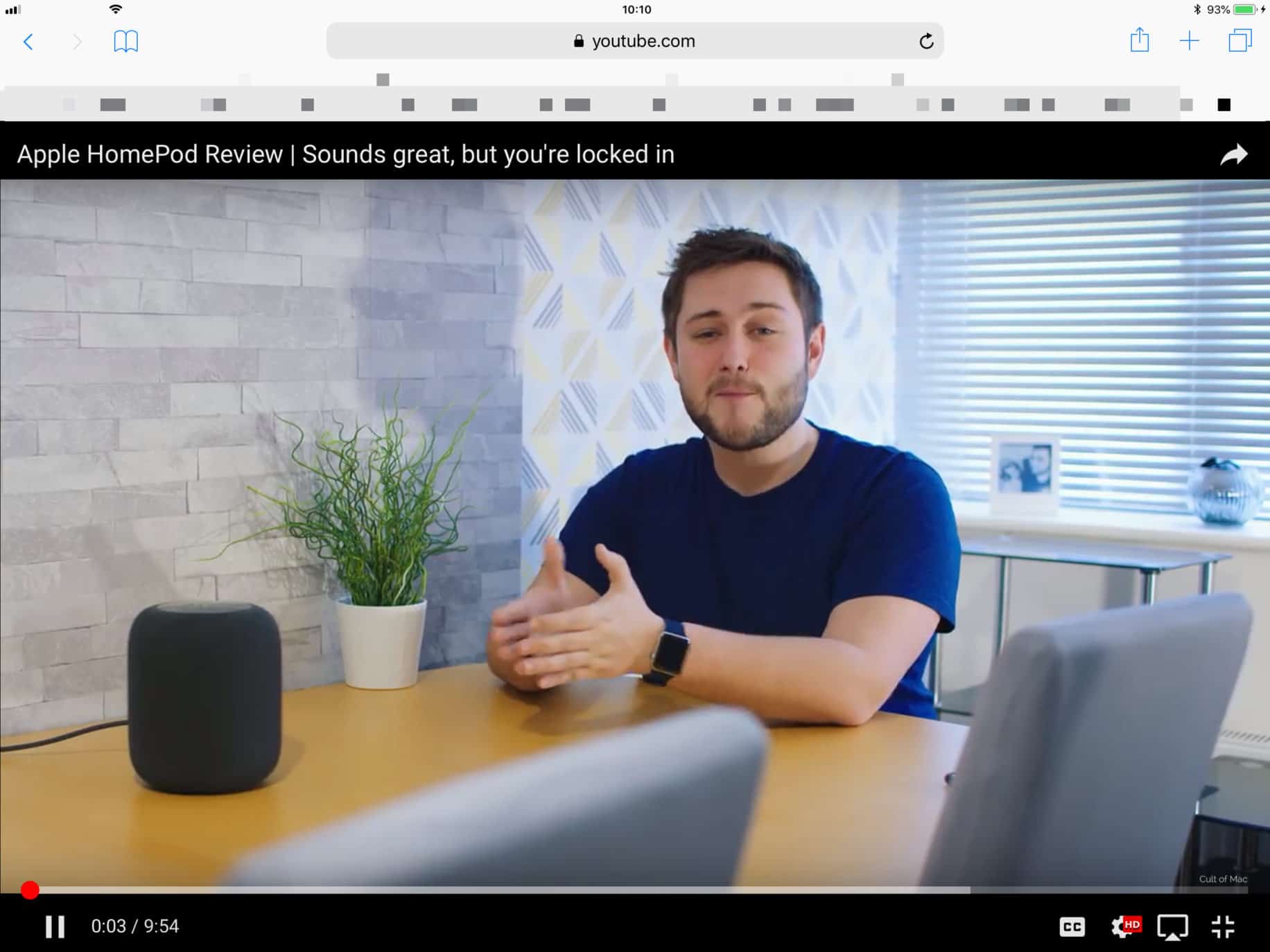 Force YouTube videos to play full-screen in Safari on iPad | Cult of Mac