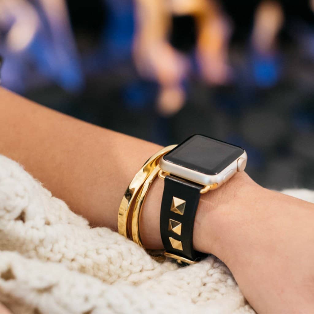Go glam with a glitter Apple Watch band by Bezel & Bytes