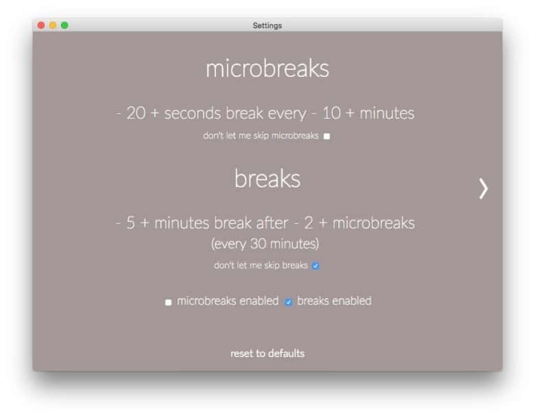 Awareness app helps you take healthy breaks when using Mac