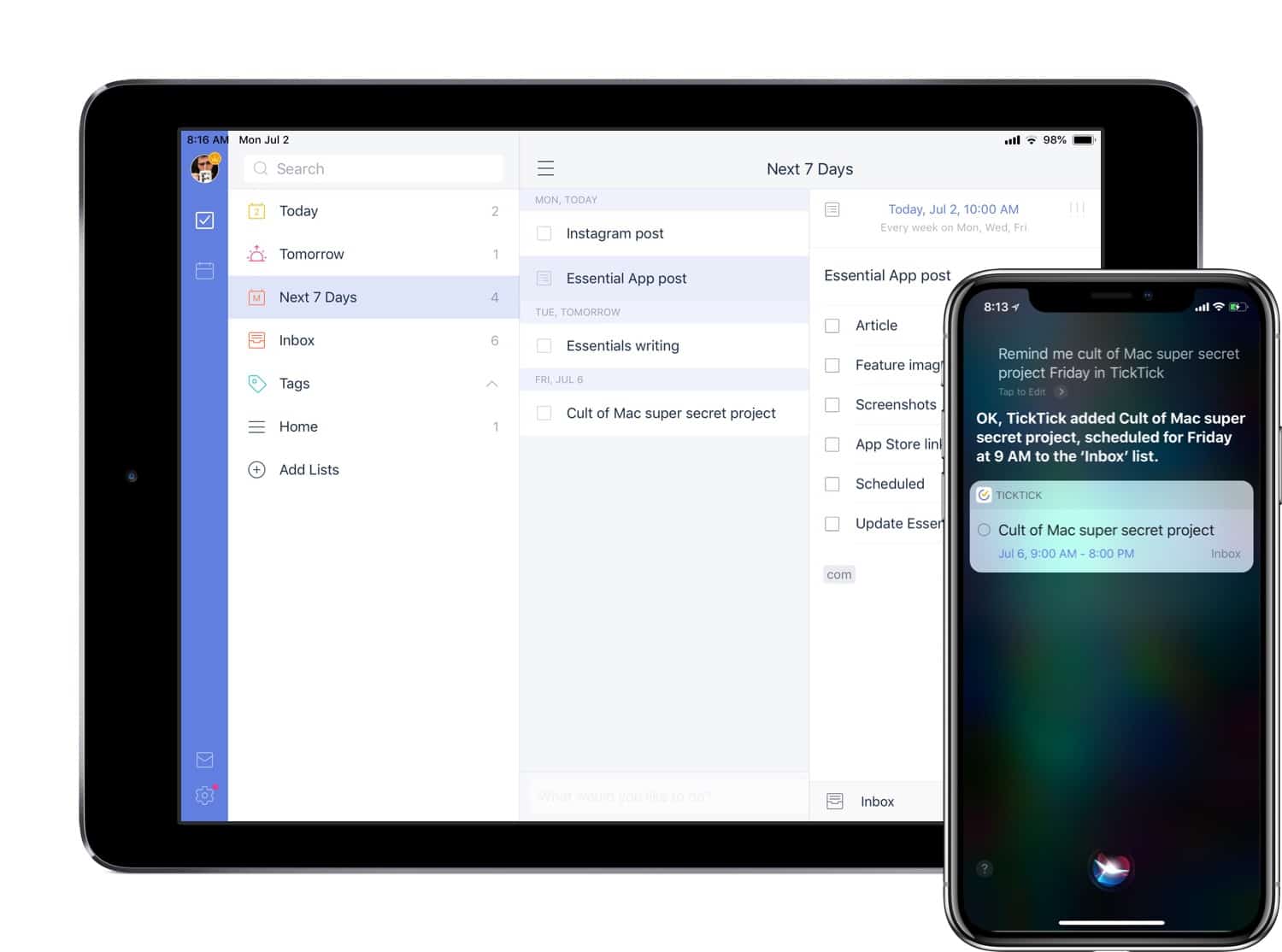 TickTick is the best task manager [Cult of Mac’s Essential iOS Apps #33]