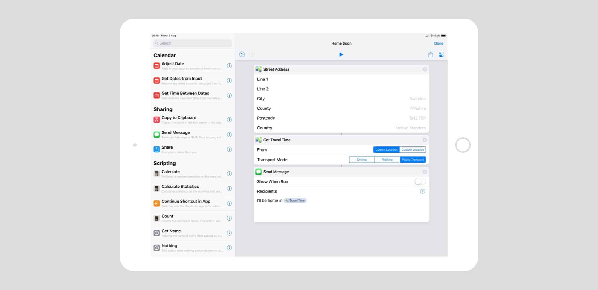 This Siri Shortcut will automatically text your commute time to your ...