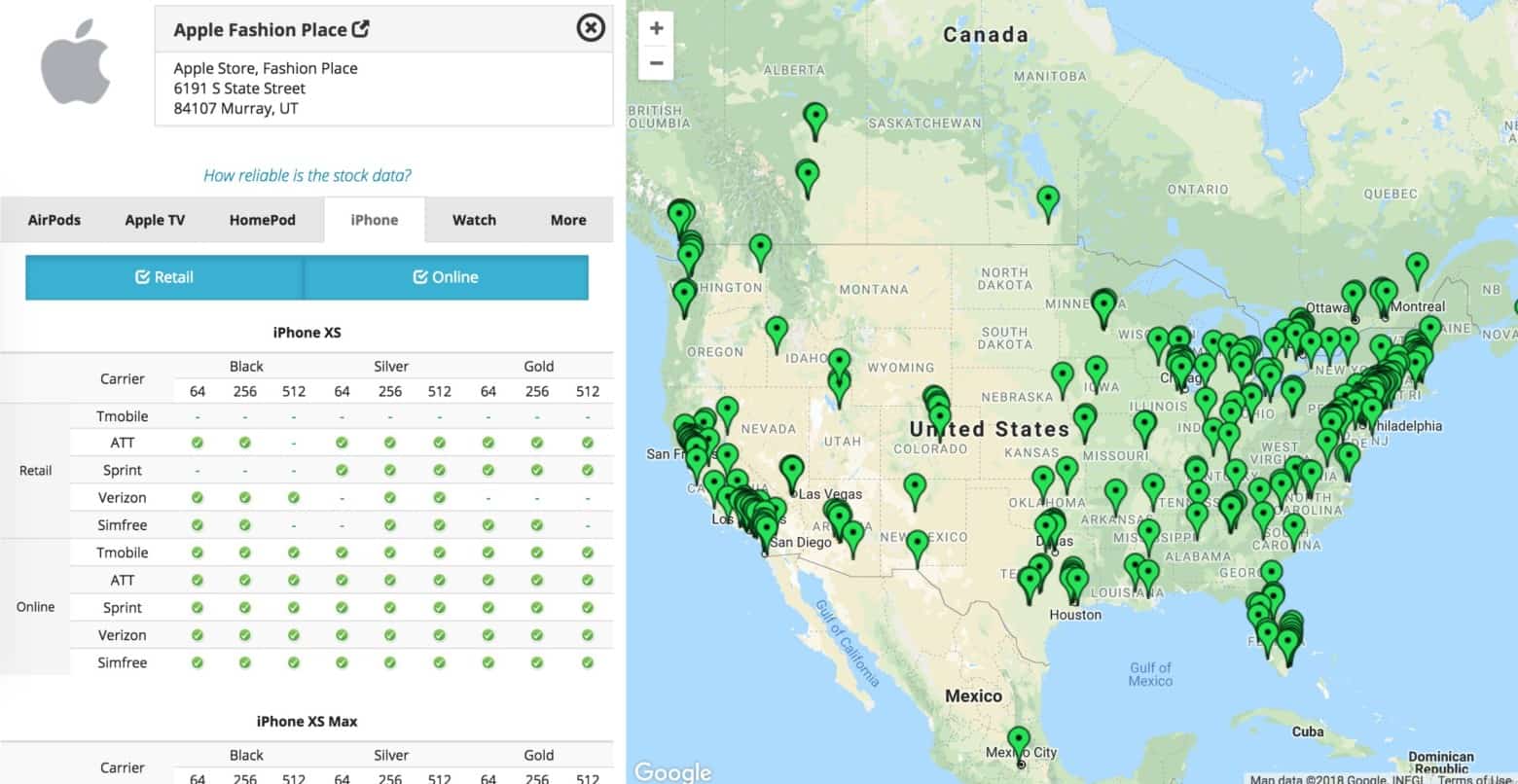 How to find if iPhone XS and Apple Watch 4 are in stock near you | Cult ...