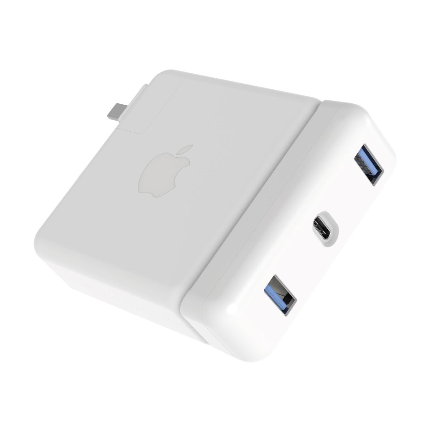Add USB ports to MacBook Pro with this awesome power-adapter hub | Cult ...
