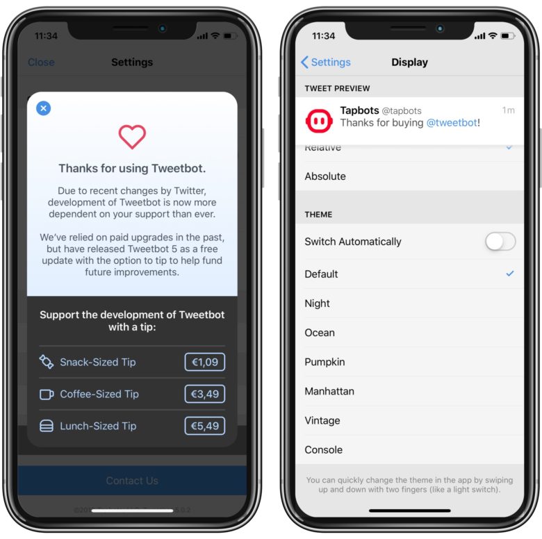 Pro Tip: How to activate the Tweetbot 5 hidden themes | Cult of Mac