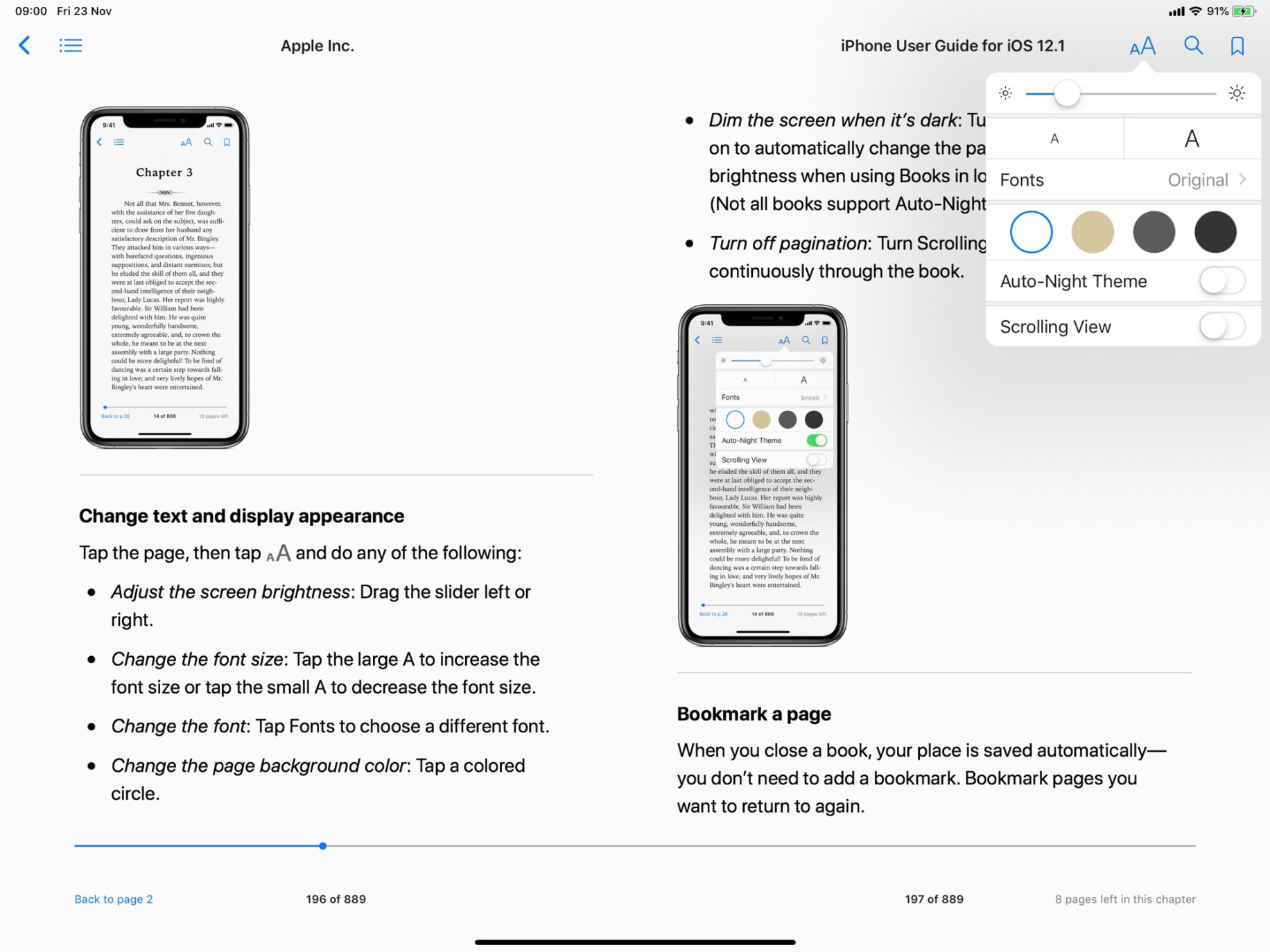How to control the dark mode in iOS 12's Books app | Cult of Mac