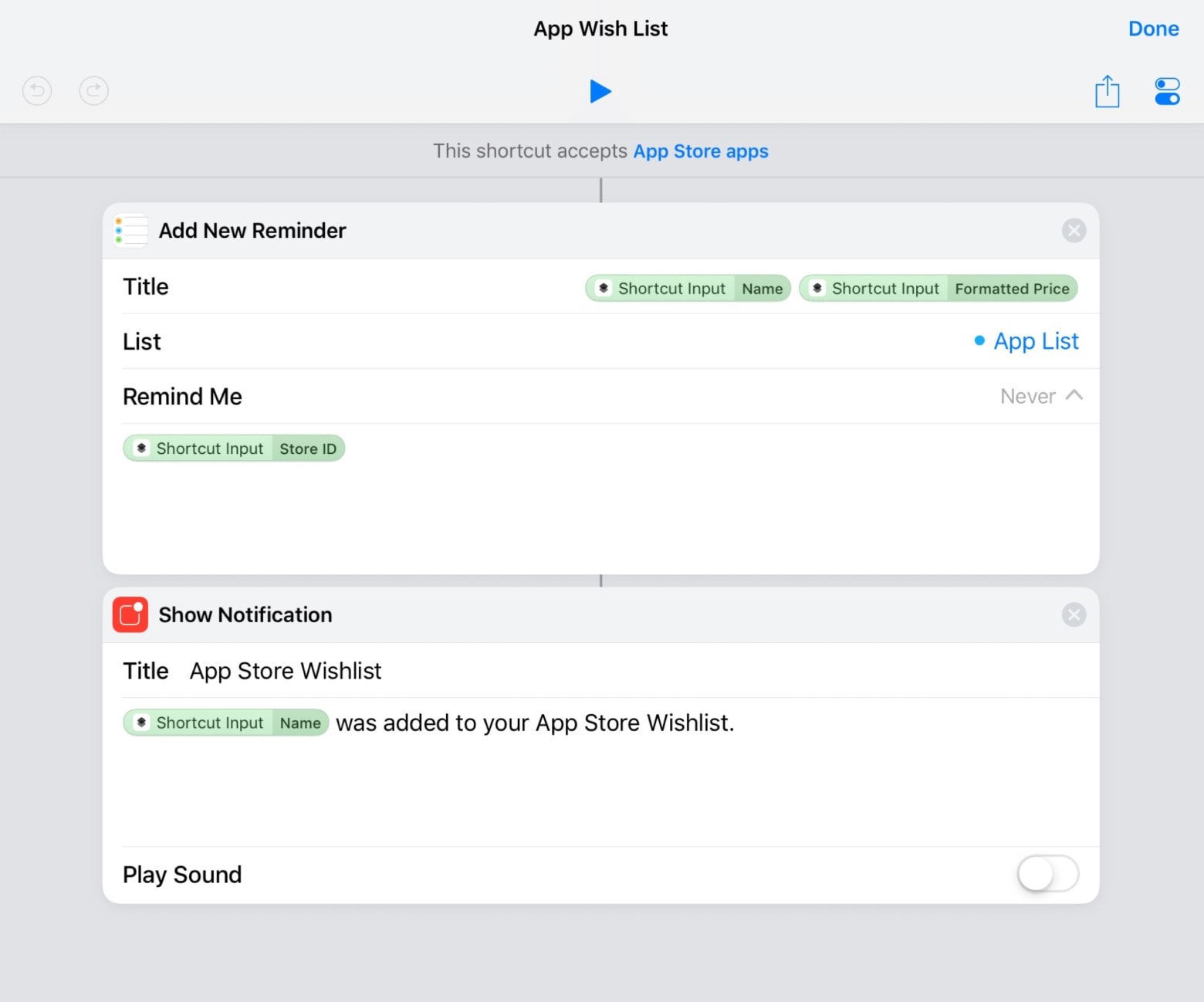How to make a slick App Store wish list with Shortcuts | Cult of Mac