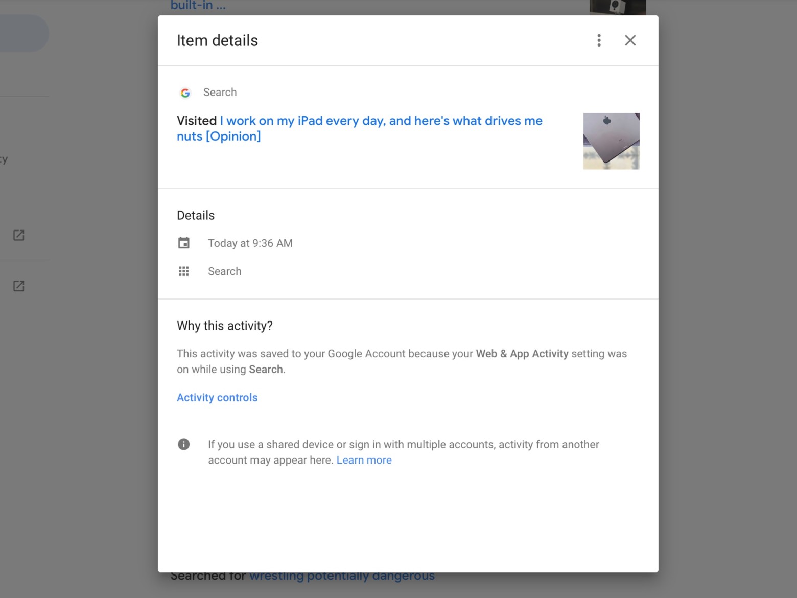 How to search your Google search history | Cult of Mac