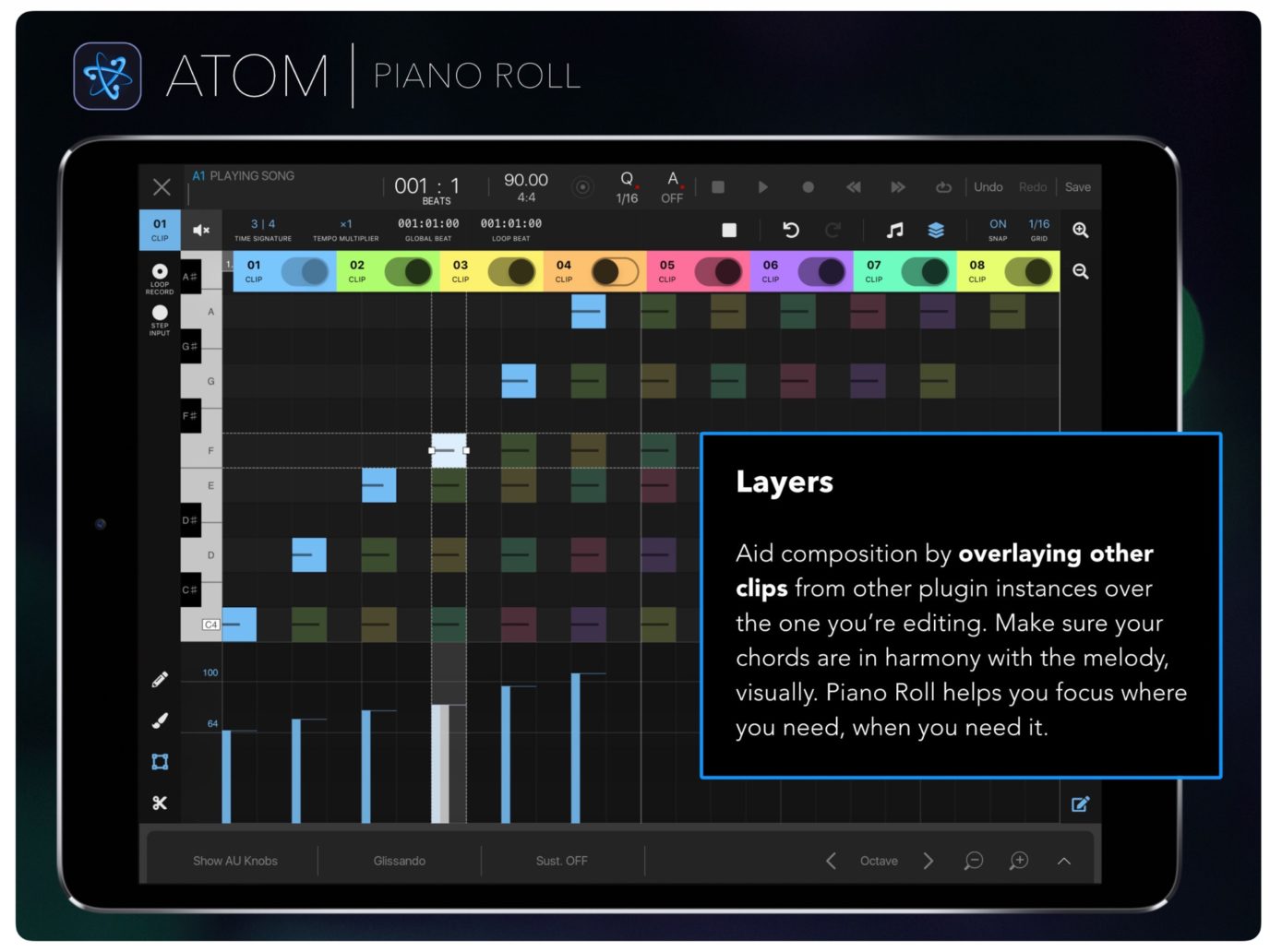 Atom Piano Roll is an iOS MIDI-lover’s dream | Cult of Mac