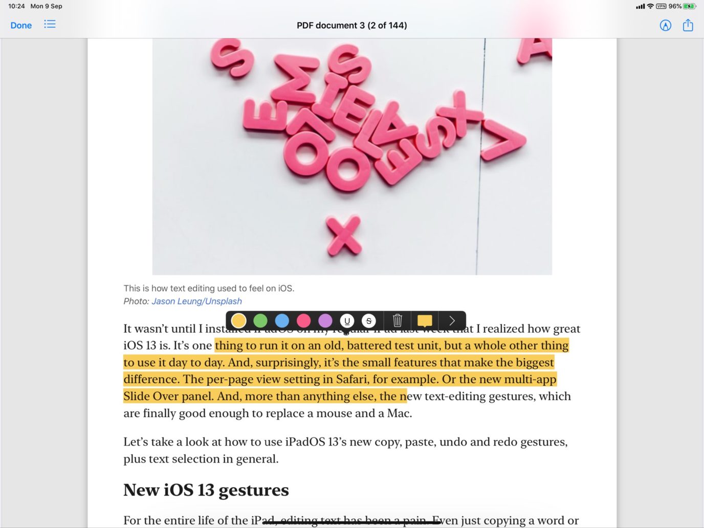 How to take iOS 13's new PDF screenshots, including text! | Cult of Mac
