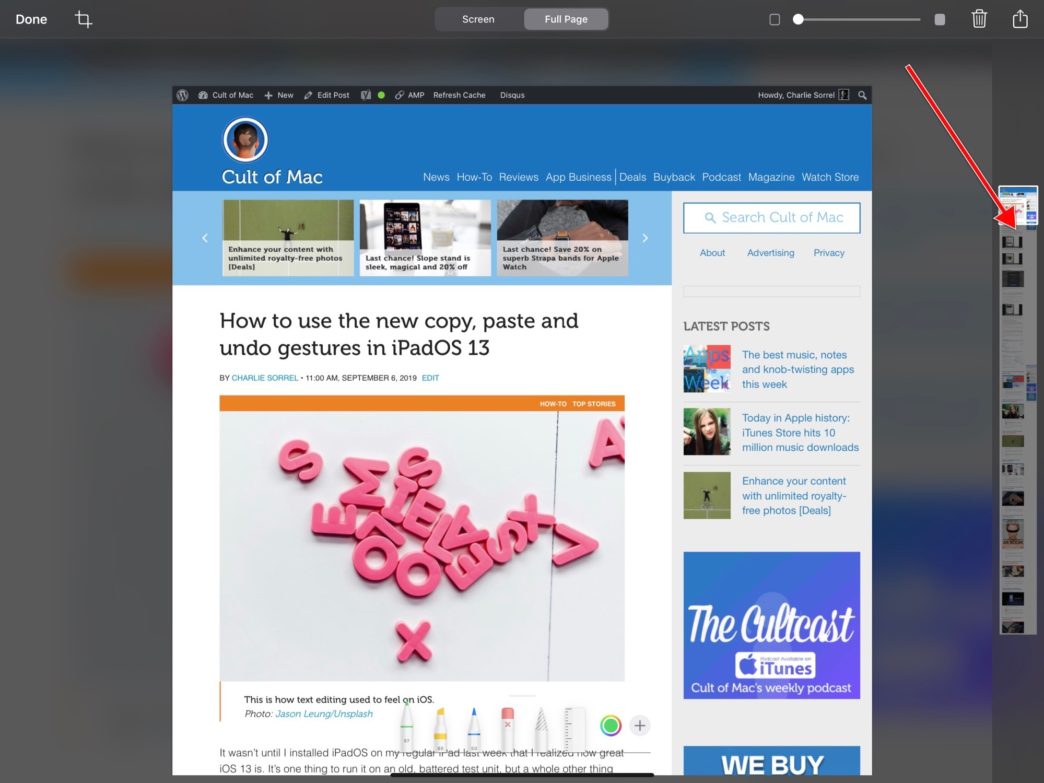 How to take iOS 13's new PDF screenshots, including text! | Cult of Mac