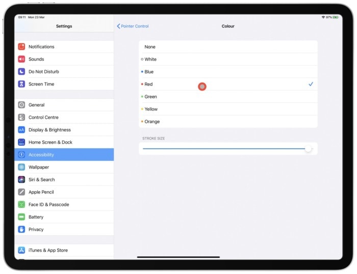 How to customize iPad mouse in Pointer Control settings | Cult of Mac