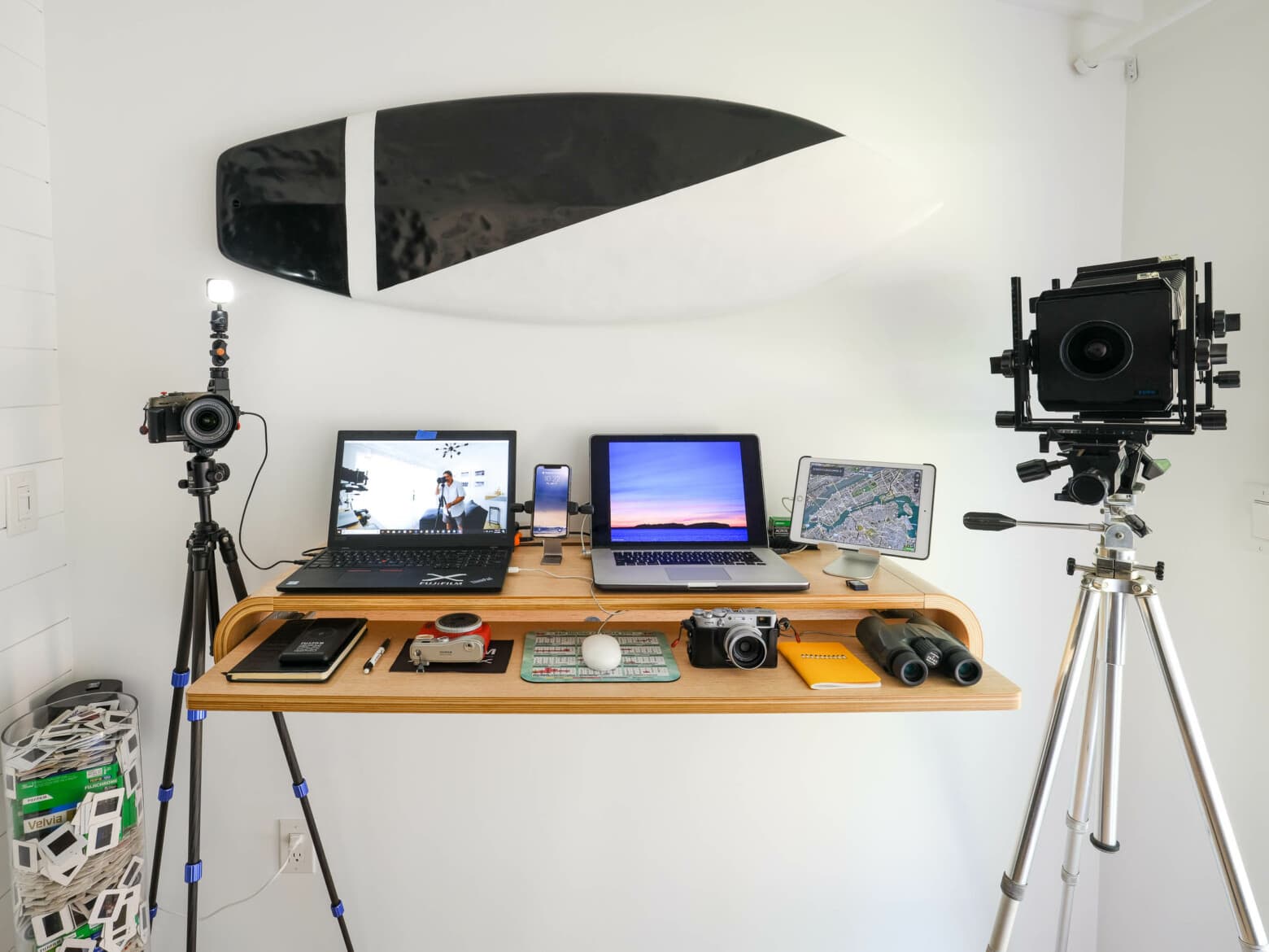 Cameras rule in this picture-perfect workspace [Setups] | Cult of Mac