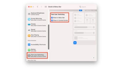Pro tip: Speed up user account switching in macOS Big Sur