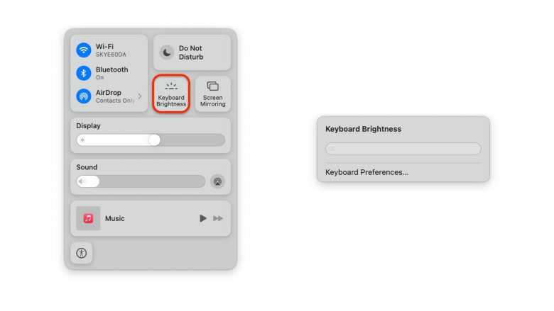 Use Control Center to quickly adjust Mac's keyboard brightness [Pro tip]
