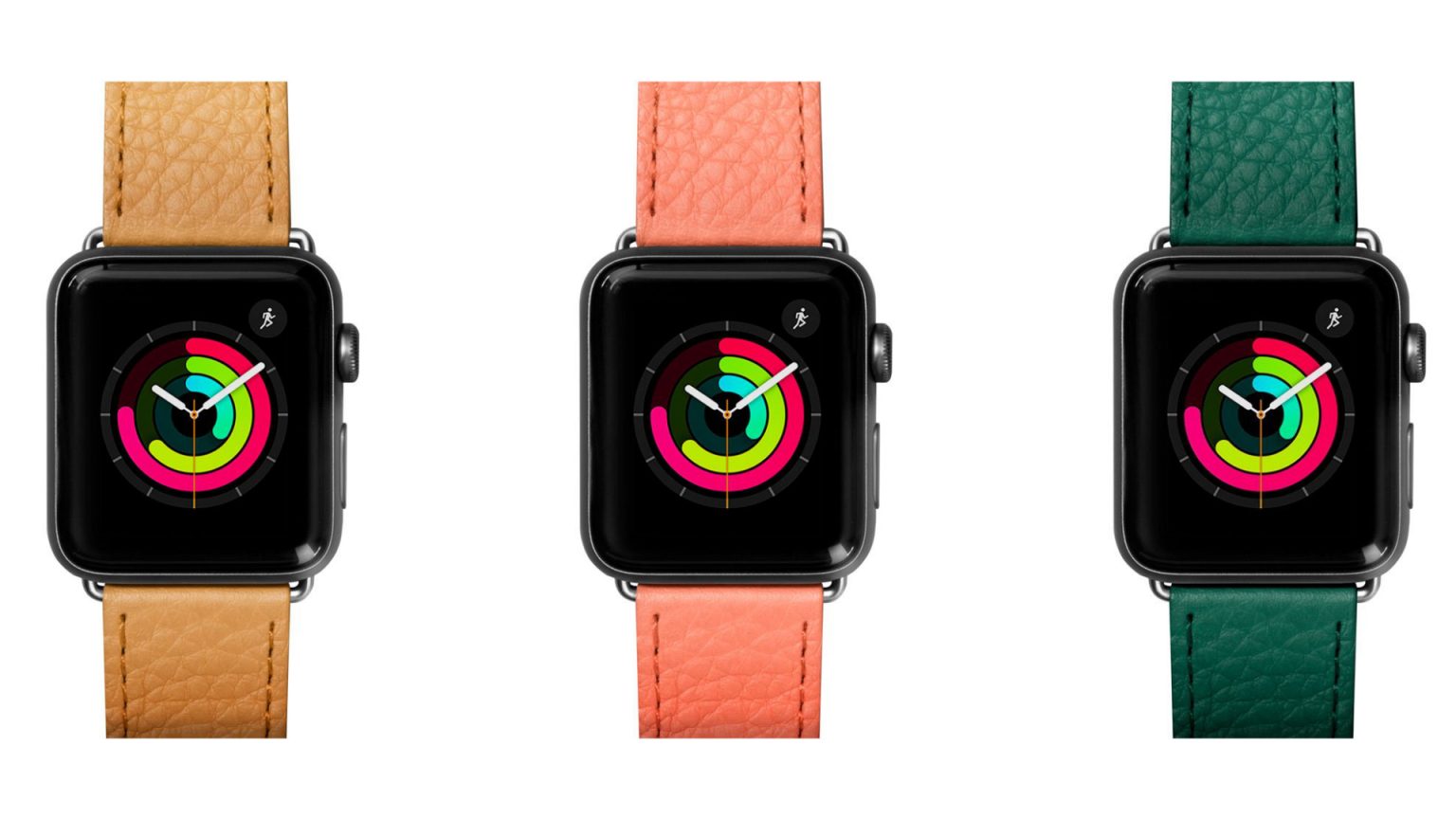 Get set for summer with colorful leather bands for Apple Watch