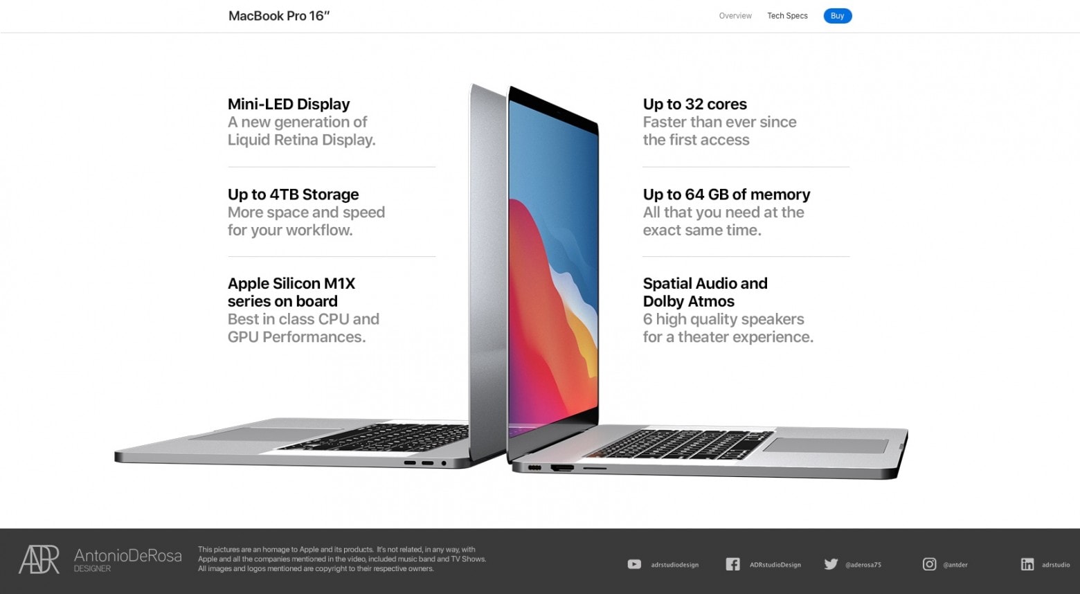 16-inch MacBook Pro concept with M1X chip will make you drool