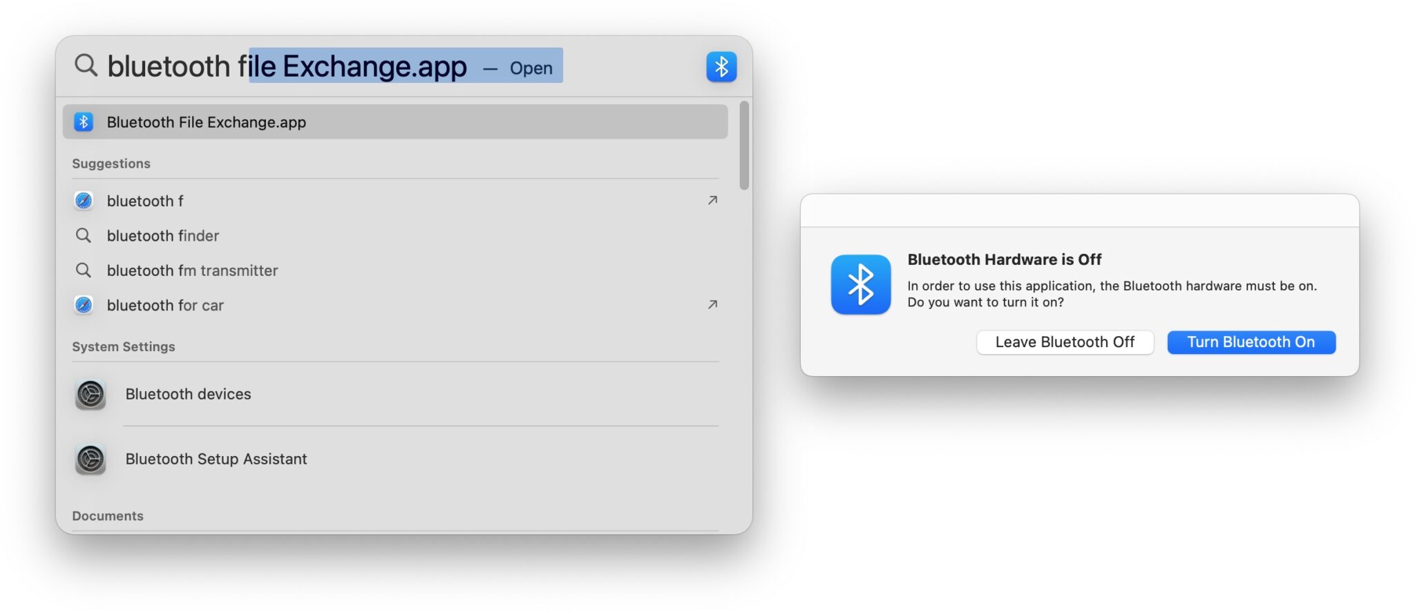 Turn on Bluetooth on your Mac without a mouse or trackpad