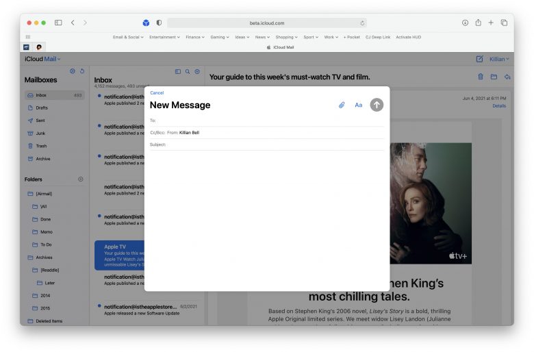 iCloud Mail is getting a shiny new interface for the web